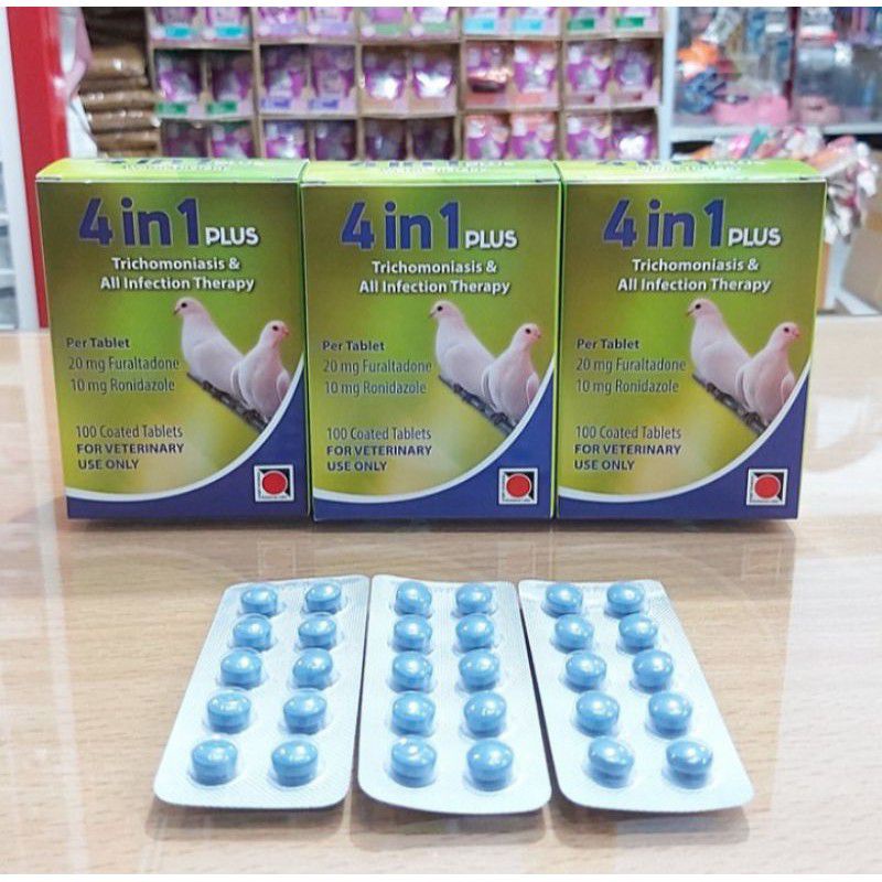 Jual Antibiotik Burung 4in1 Plus Obat Diare /Ghoam/Infeksi usus ...