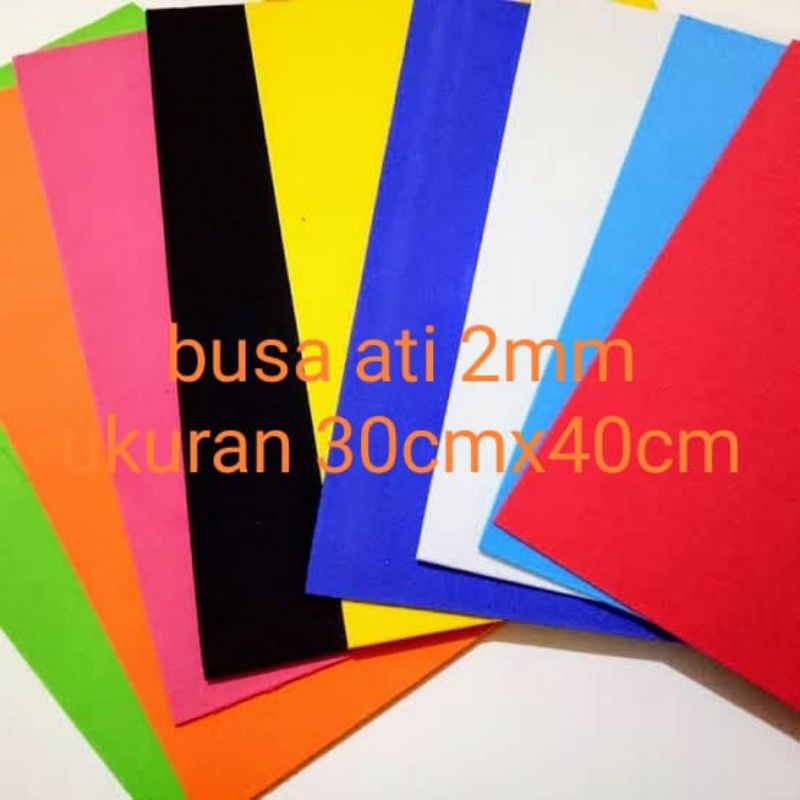 Jual Busa ati/sponge eva 2mm ukura 30cmx40cm | Shopee Indonesia