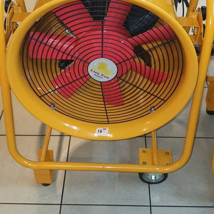 Jual (UT)portable blower/fan 16 inch merk LION FAN (dengan roda ...