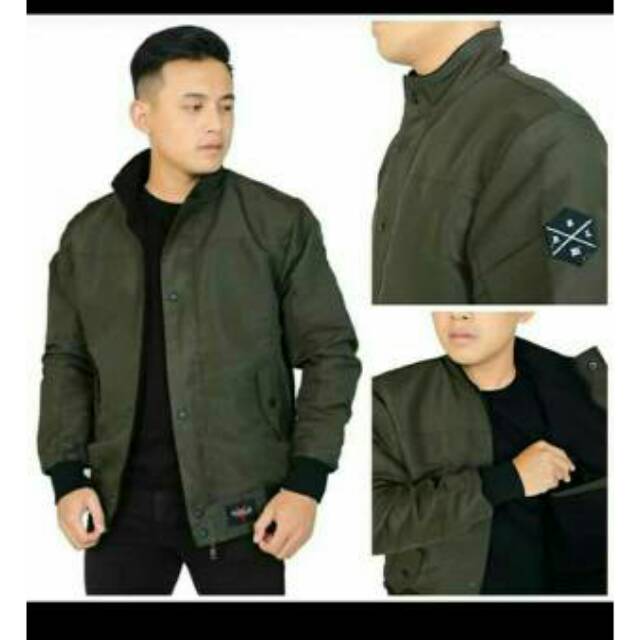 Jual JAKET TASLAN REBEL ID CASUAL ARMY | Shopee Indonesia