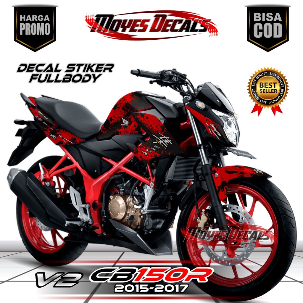 Jual DECAL HONDA CB150R HAYABUSA HRC FULL BODY - STIKER CB150R - STIKER ...