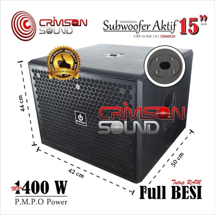 Jual SUBWOOFER AKTIF 15 Inch Crimson CRS 15 Sub 1.0 PROFESSIONAL SUBWOOFER | Shopee Indonesia