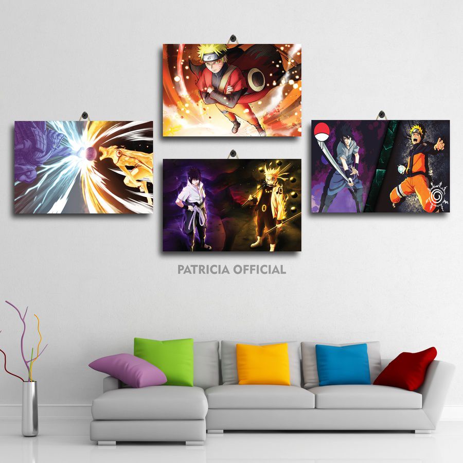 Jual 21-44 PAJANGAN DINDING ANIME WALLPAPER NARUTO UZUMAKI HINATA 20X30 ...