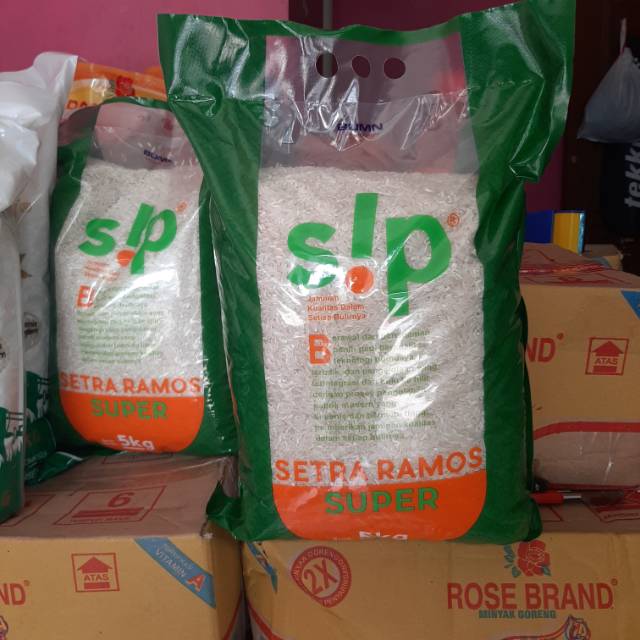Jual Beras 5 kg SIP setra ramos | Shopee Indonesia