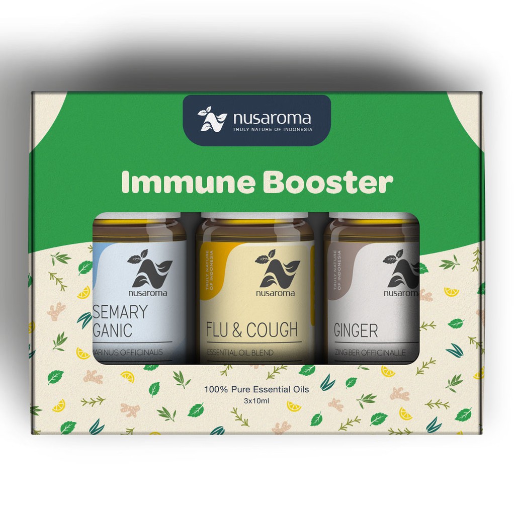 Jual Nusaroma Hampers Parsel Immune Booster Kit Essential Oil Pure and Natural imboost | Shopee ...