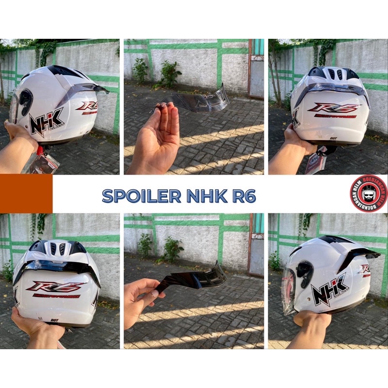 Jual SPOILER HELM NHK R6 - NHK R6 SPOILER - SPOILER HELM | Shopee Indonesia