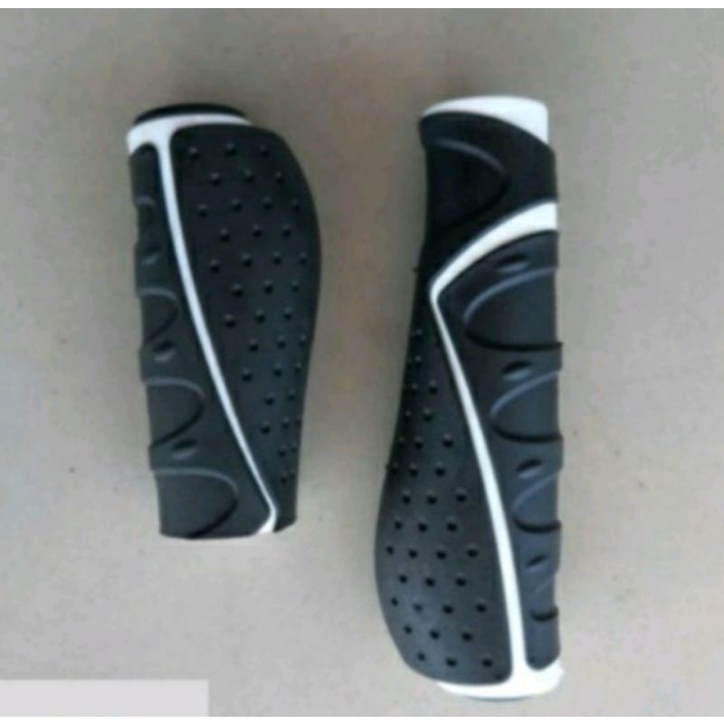 Jual Hand grip Handfat sepeda lipat ukuran panjang pendek set kanan dan ...