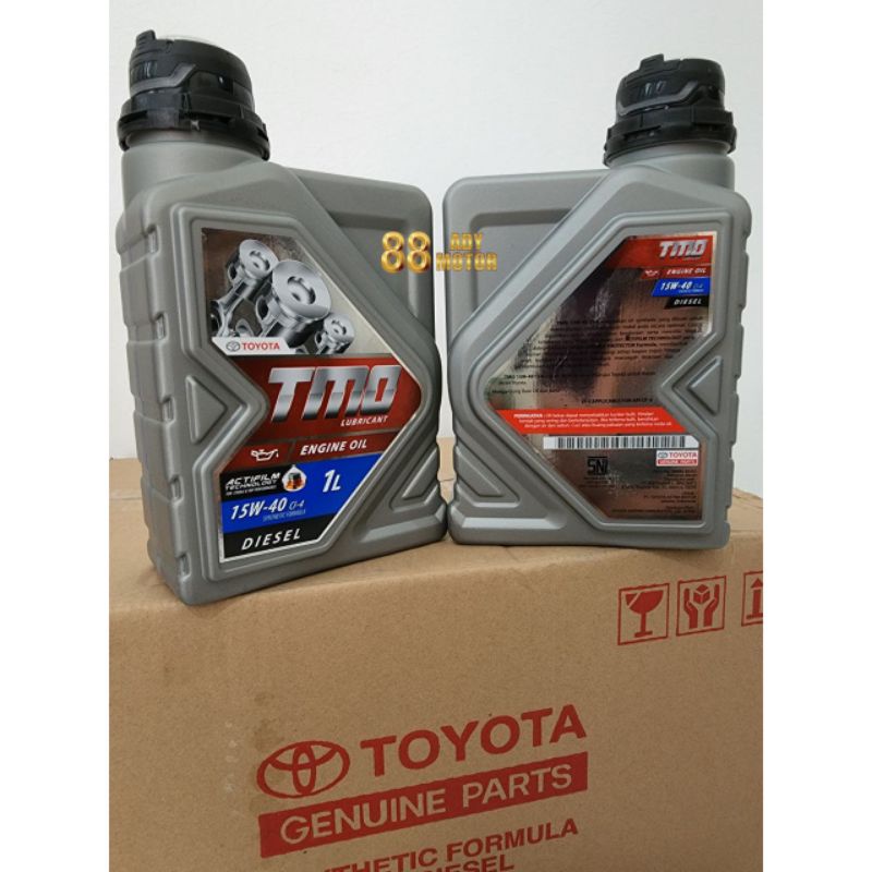 Jual Oli / Oil Mesin TMO 15W-40 Diesel 1Liter Toyota Genuine Parts ...