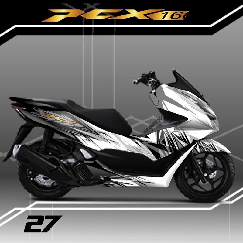 Jual Stiker Decal Motor Honda PCX 160 CC Full body, Bisa ganti warna ...