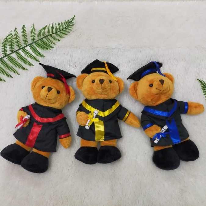 Jual Boneka Toga 27cm/10"/Standing Bear Toga/Boneka Wisuda/Kado Wisuda ...