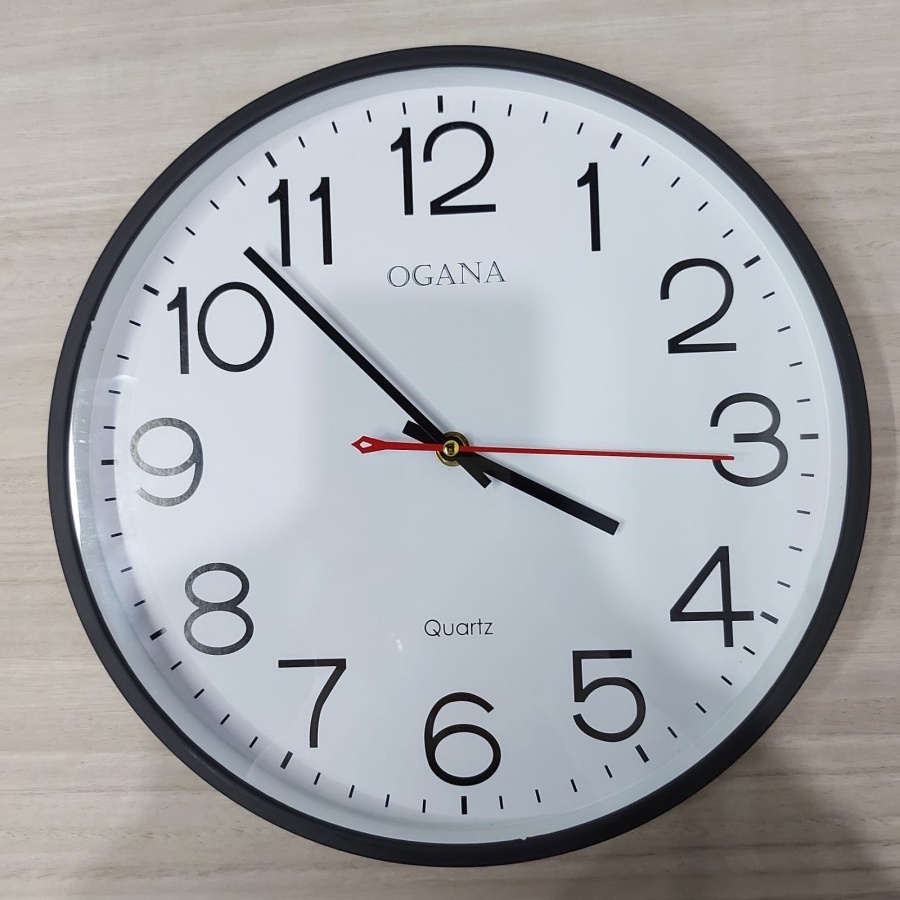 Jual Jam Dinding Kantor Rumah Classic Polos Klasik Putih Minimalis ...