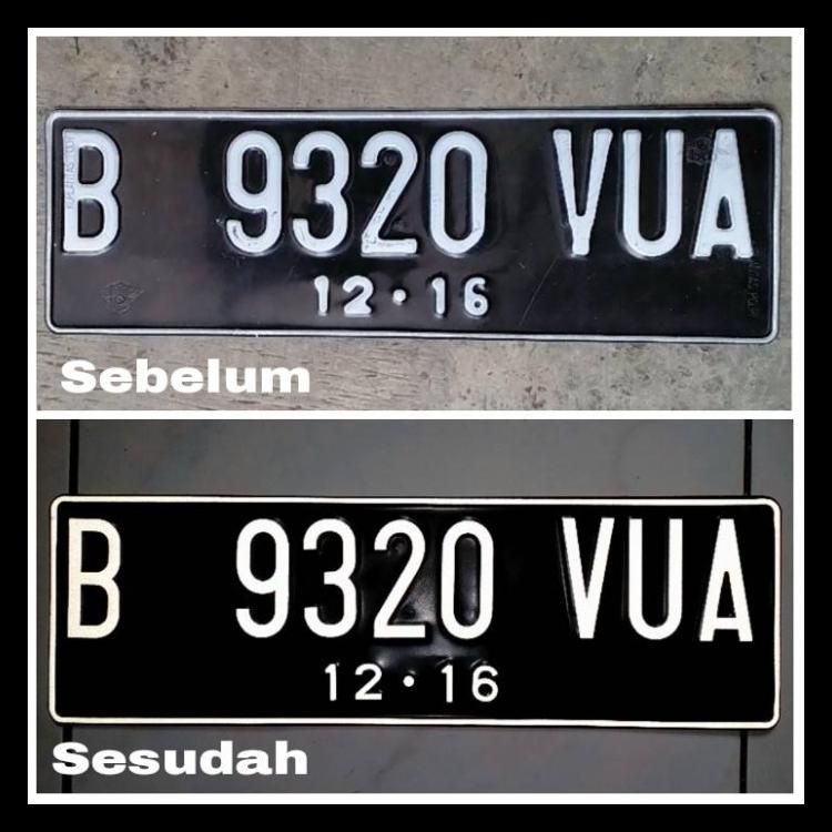 Jual STIKER HURUF PLAT NOMOR MOBIL SCOTLIGHT TERLARIS | Shopee Indonesia