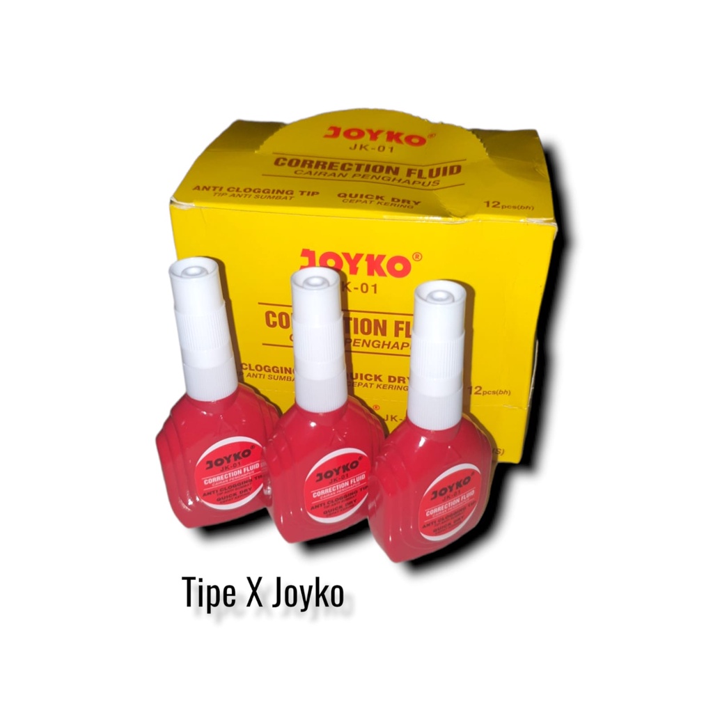 Jual Stipo Joyko Merah Cairan Penghapus Pen Tipe X Cair Correction ...