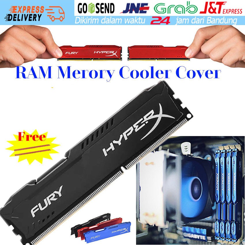 Jual Heatsink Radiator Pendingin Untuk Memory Ram Computer PC DDR2 DDR3 DDR4 Samsung Kingston ...