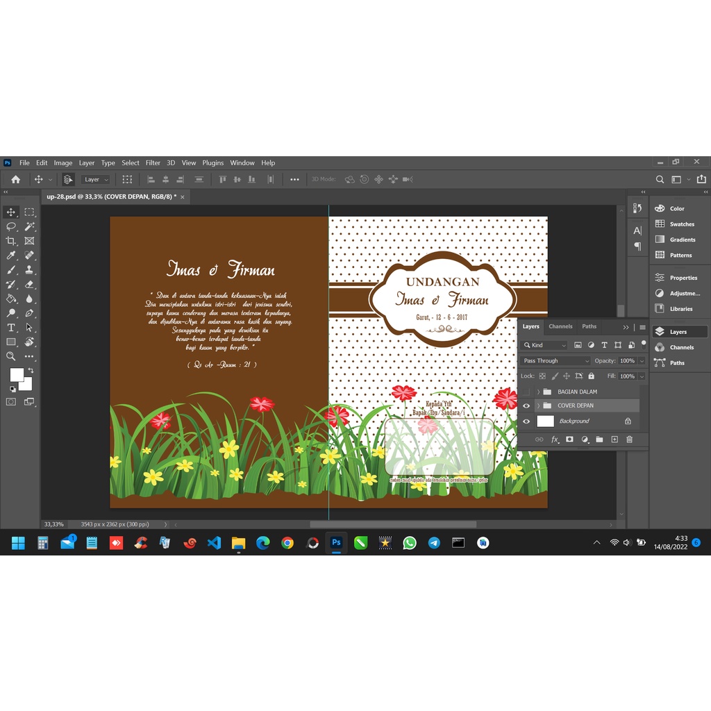 Jual [Template PSD] Ratusan Desain Undangan Photoshop | Shopee Indonesia