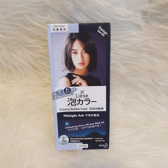 Jual Liese Creamy bubble hair color (Midnight Ash) | Shopee Indonesia