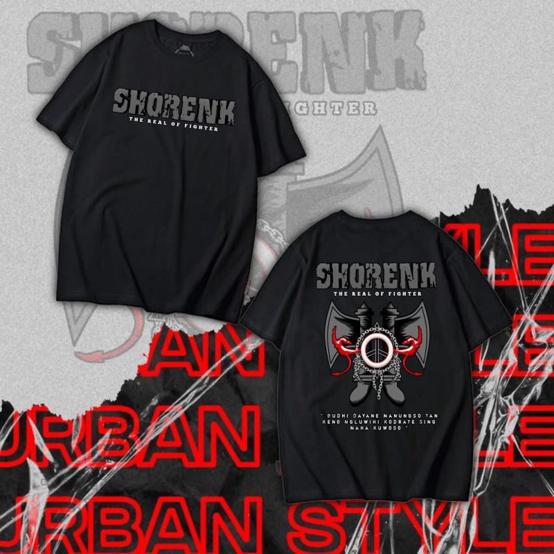Jual KAOS PSHT DESAIN TERBAIK SHORENK ABU | SABLON DEPAN TULISAN LATIN ...