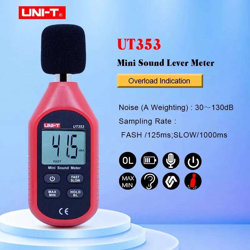 Jual digital sound noise level meter desibel meter decible meter tester ...