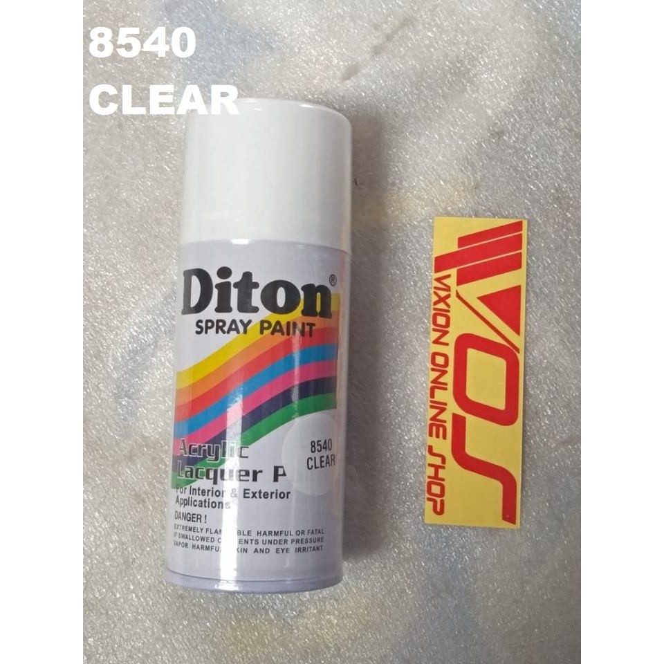 Jual CAT KALENG SEMPROT PYLOX MERK DITON 300CC CLEAR / PERNIS 8540 ...