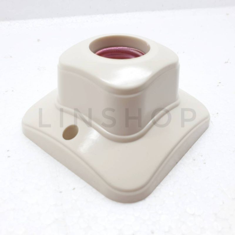 Jual BROCO FITTING PLAFON OVAL CREAM 1211 CEILING LAMP HOLDER SOCKET ...
