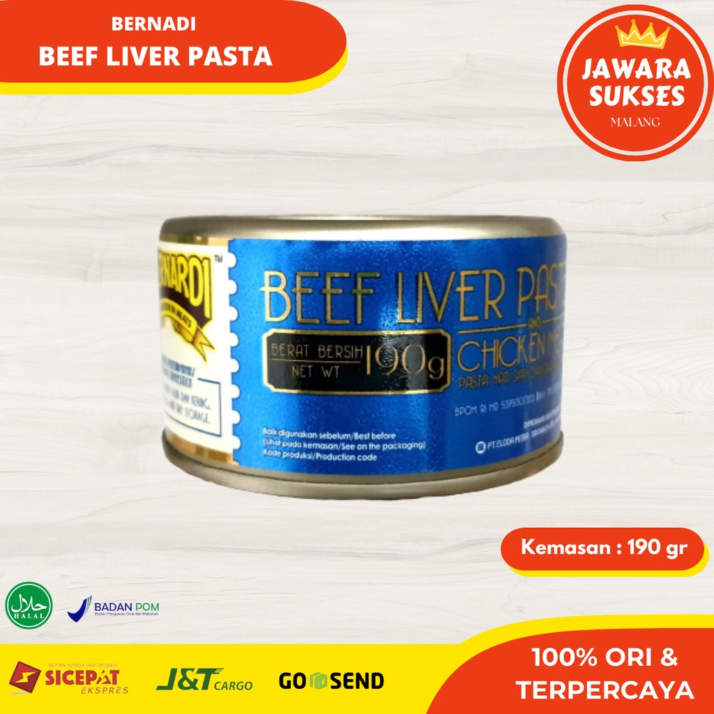 Jual Bernadi Beef Liver Pasta 190gr | Bernardi Liver Paste Daging ...