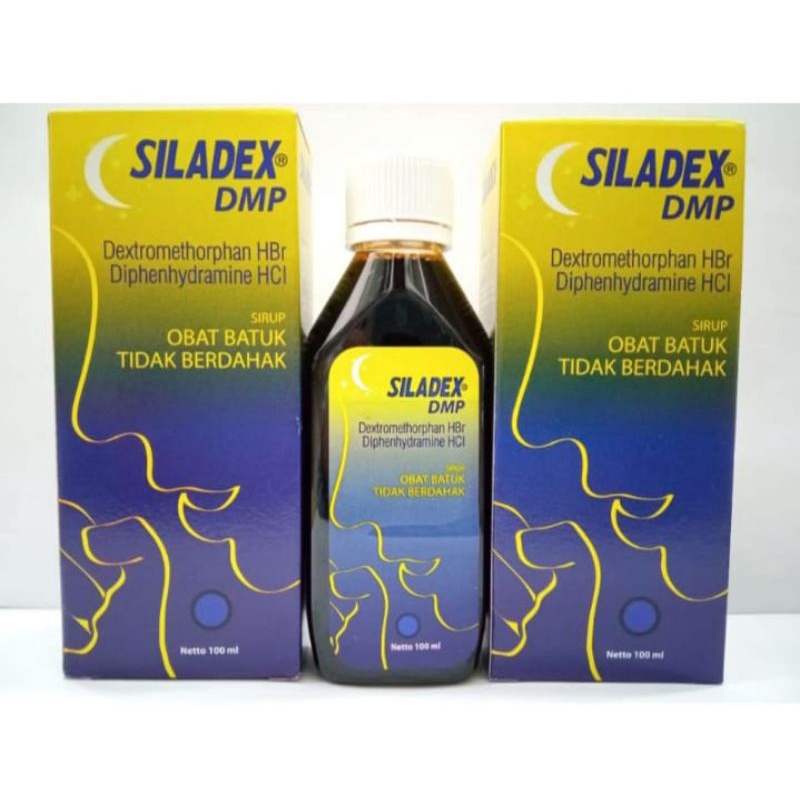Jual Siladex DMP(Kuning)100ml Syrup Obat Batuk Tidak Berdahak | Shopee ...