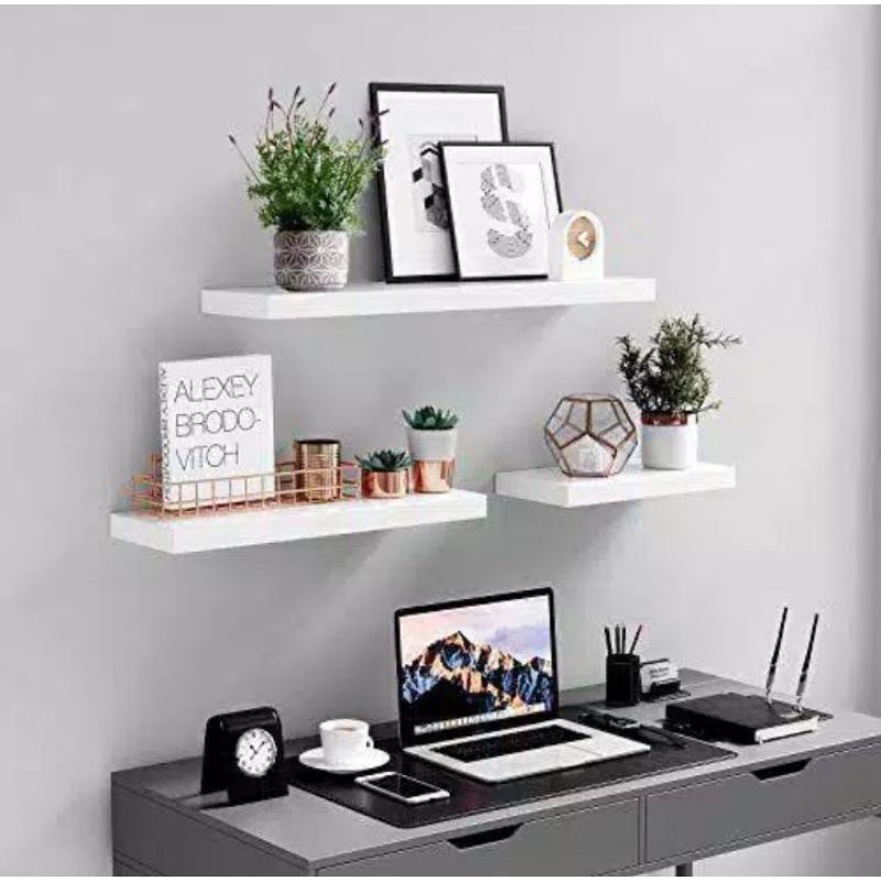 Jual Rak MEJA MINIMALIS MURAH MODERN Rak TV Dinding Tempel Nakas Kayu ...