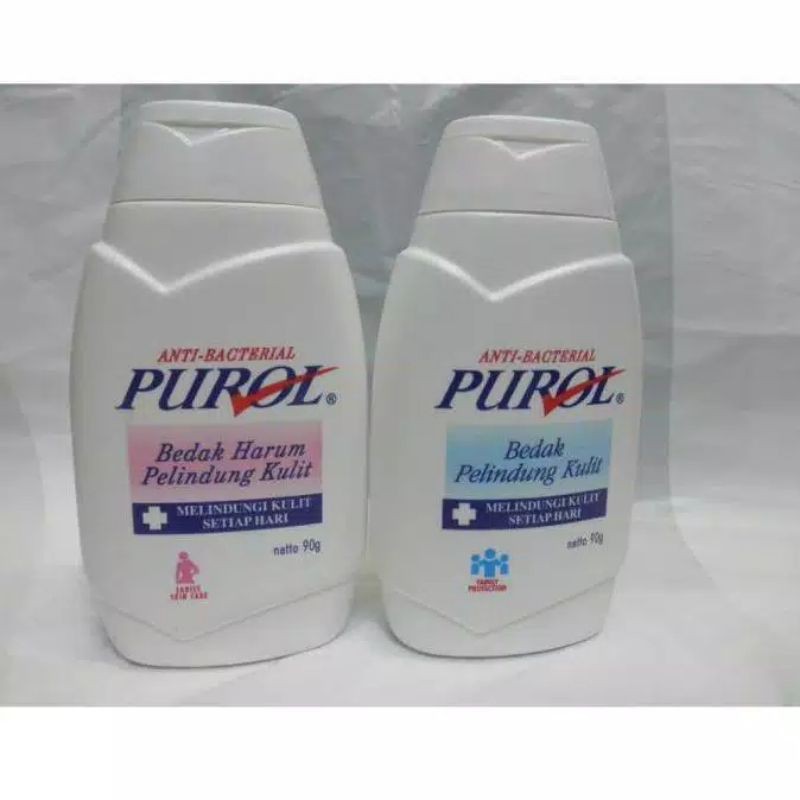 Jual Bedak Purol Anti Bacterial 90g | Shopee Indonesia