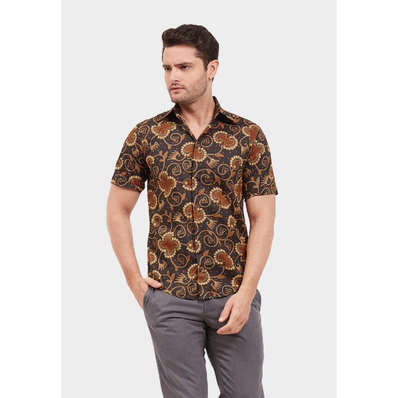 Jual Arjuna Weda Hem Batik Keong Rambat | Shopee Indonesia