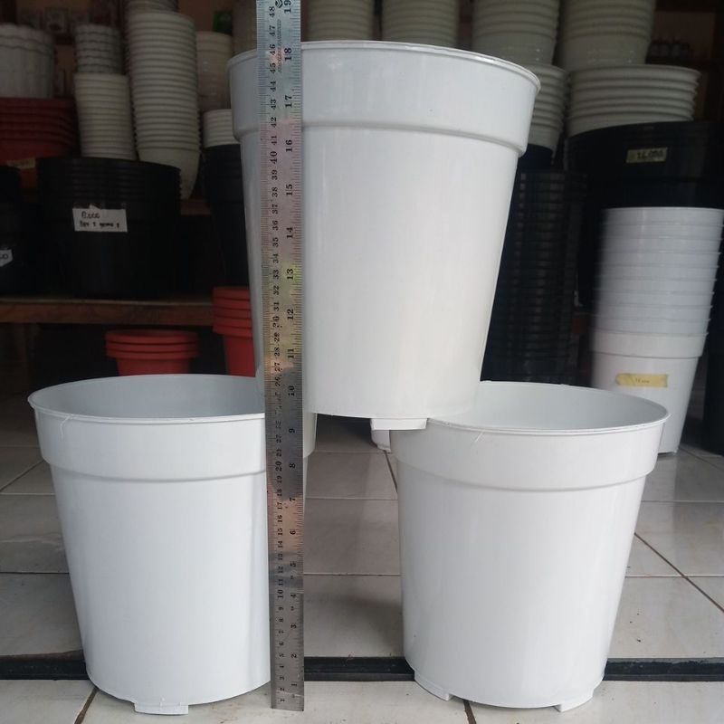 Jual pot bunga murah pot eiffel tinggi ukuran 25 murah pot effiel eifel ...