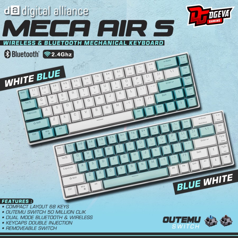 Jual Digital Alliance Meca Air S 65% Wireless Mechanical Gaming ...
