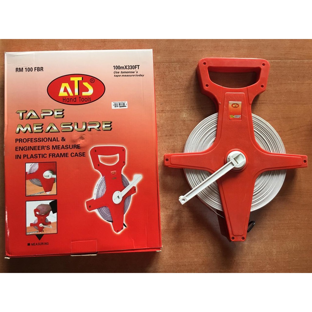 Jual Meteran Tancap 100m / Meteran Kain / Tanam / Tanah | Shopee Indonesia