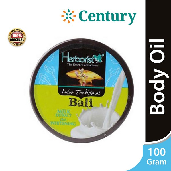 Jual HERBORIST LULUR WHITENING MILK 100 GR / LULUR MANDI / LULUR TUBUH ...