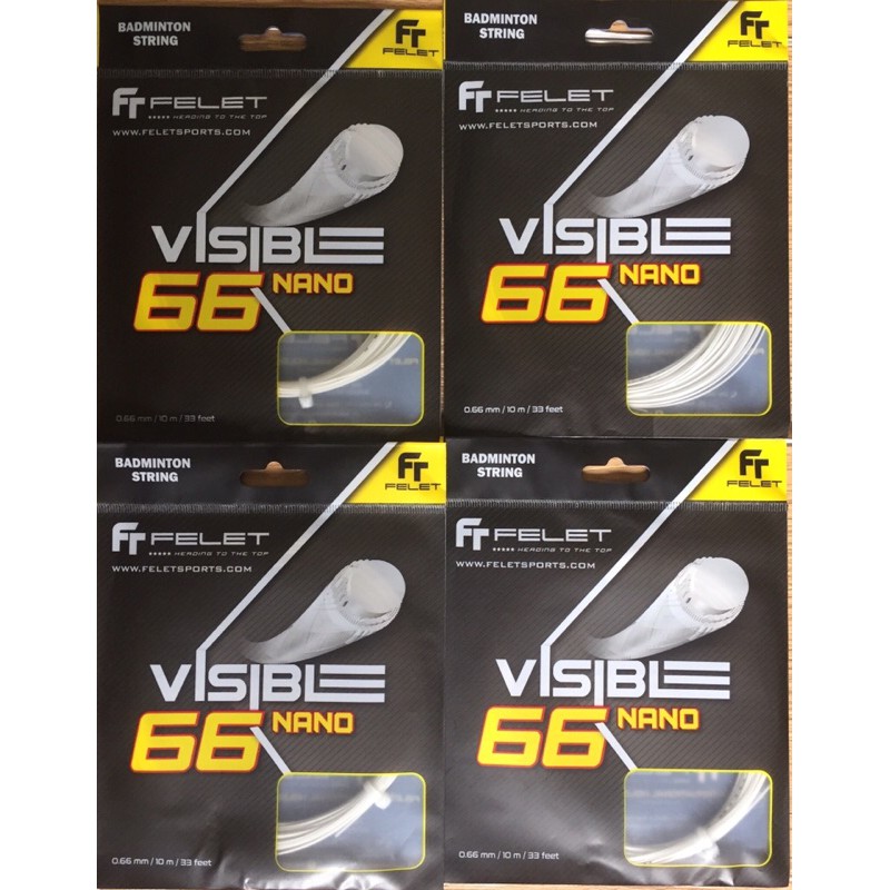 Jual Senar Badminton FELET Visible 66 Nano String Original | Shopee ...