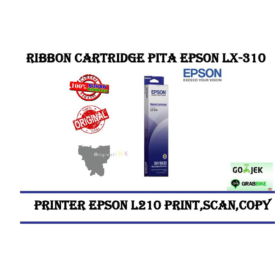 Jual Ribbon Cartridge Pita Epson LX 310 LX310 original | Shopee Indonesia