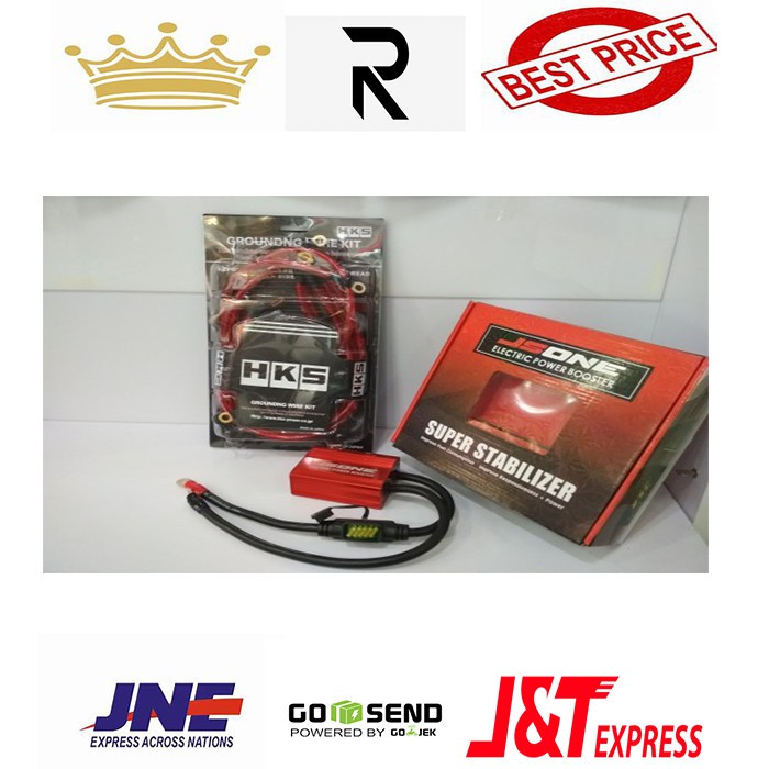 Jual Paket JSONE Volt Stabilizer+Kabel Grounding HKS Tarikan Mobil ...