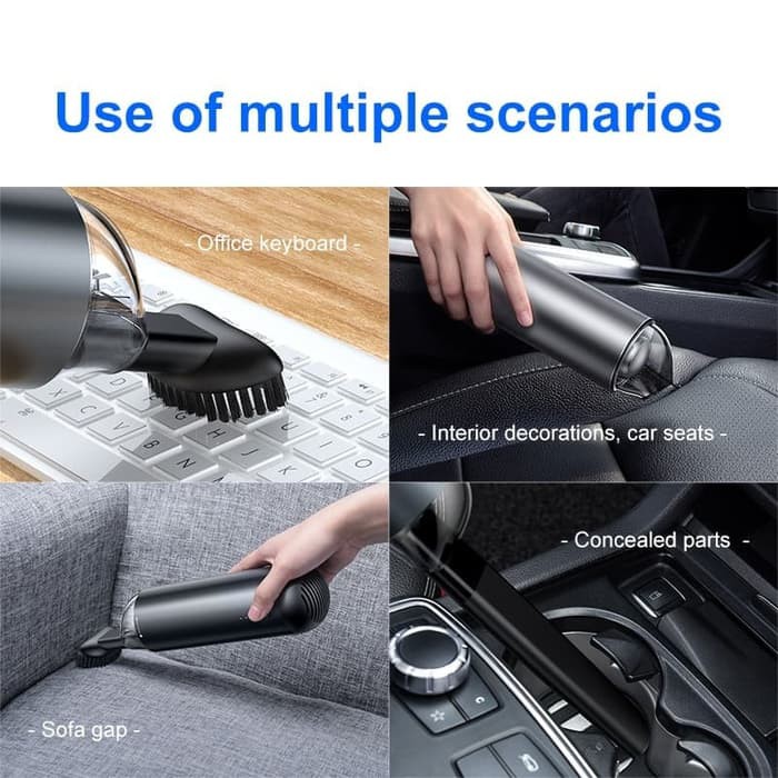 Jual BASEUS A2 MINI CAR VACUUM CLEANER PORTABLE PENGHISAP DEBU MOBIL | Shopee Indonesia