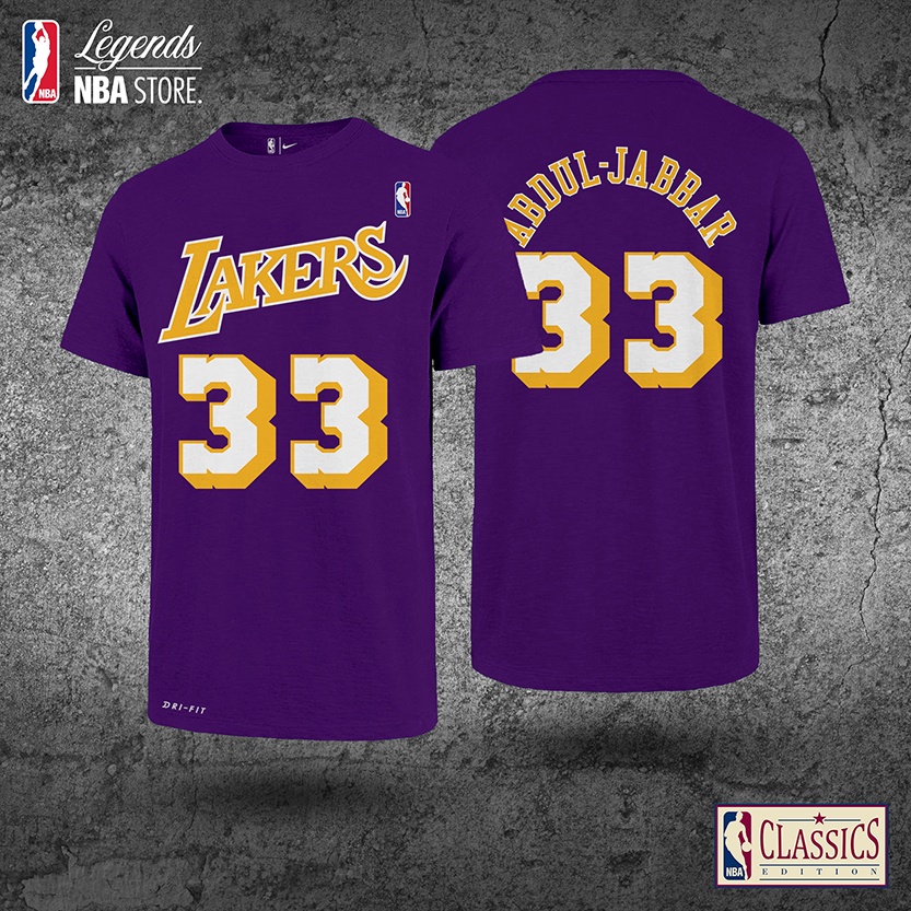 Jual Baju Basket Pria Wanita NBA T shirt basket Kaos LA LAKERS 33 ...