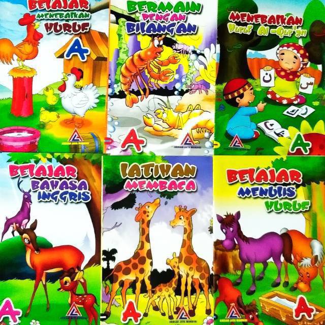 Jual BUKU LKS PAUD TK MENULIS MEMBACA | Shopee Indonesia