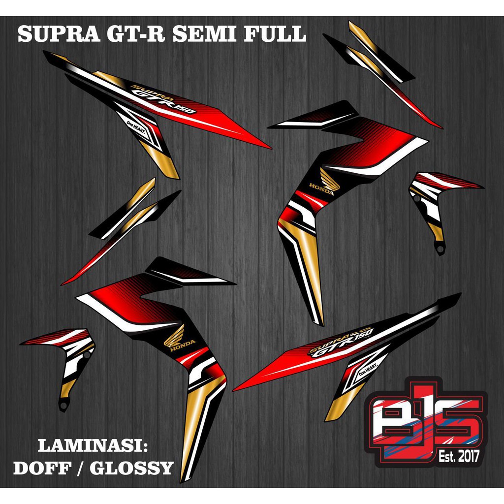Jual [COD] Stiker Sticker Striping supra GT-R supra gTR semifull race 1 ...