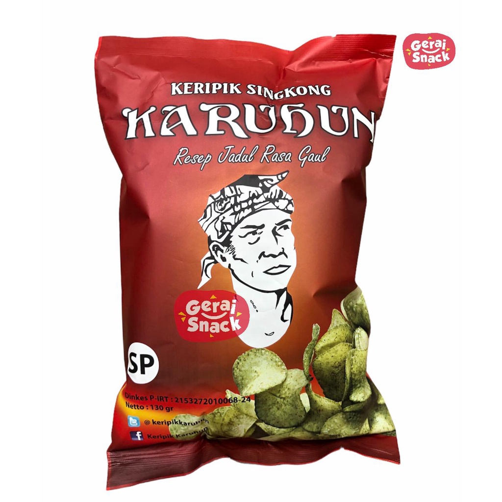 Jual Keripik Singkong Karuhun Cabe Ijo Oleh2 Khas Bandung 130g | Shopee ...
