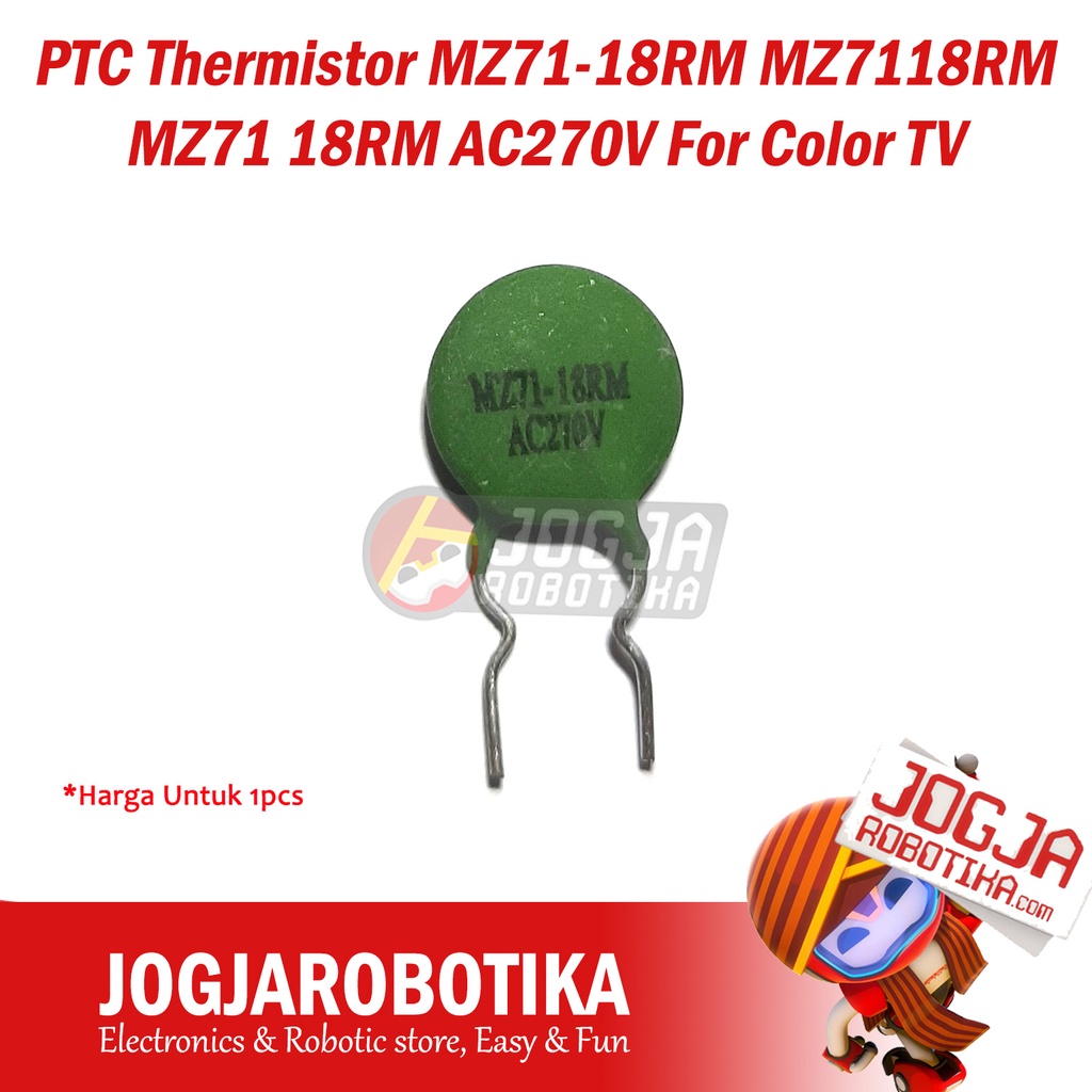 Jual PTC Thermistor MZ71-18RM MZ7118RM MZ71 18RM AC270V For Color TV ...