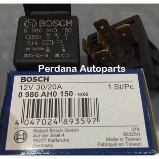 Jual Relay kaki 5 12V 30A Pemutus - BOSCH 87A (Original) | Shopee Indonesia