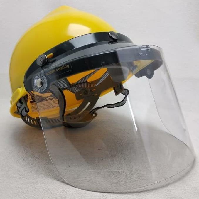 Jual Helm Face Shield Apd Kuning Untuk Proyek Safety Helmet Blue Eagle ...