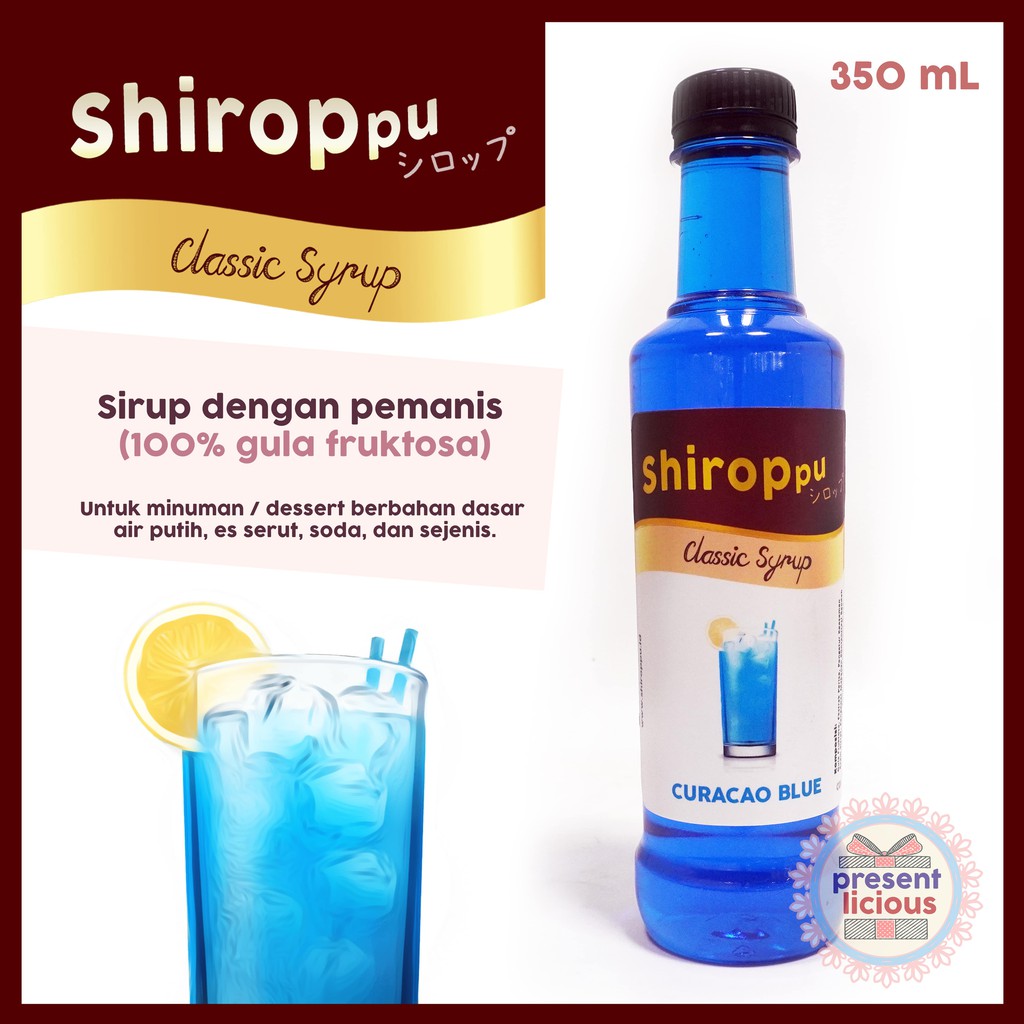 Jual Curacao Blue | Shiroppu Classic Syrup 350 mL | Sirup Manis ...