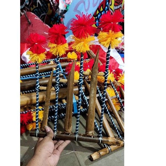 Jual angklung alat musik tradisional / reog / barongan / ganongan ...