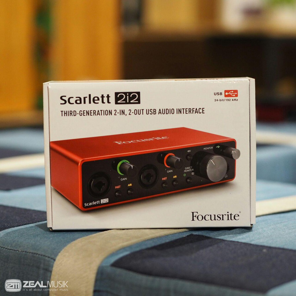 Jual Focusrite Scarlett 2i2 Gen 3 - Usb Audio Interface - Zealmusik ...