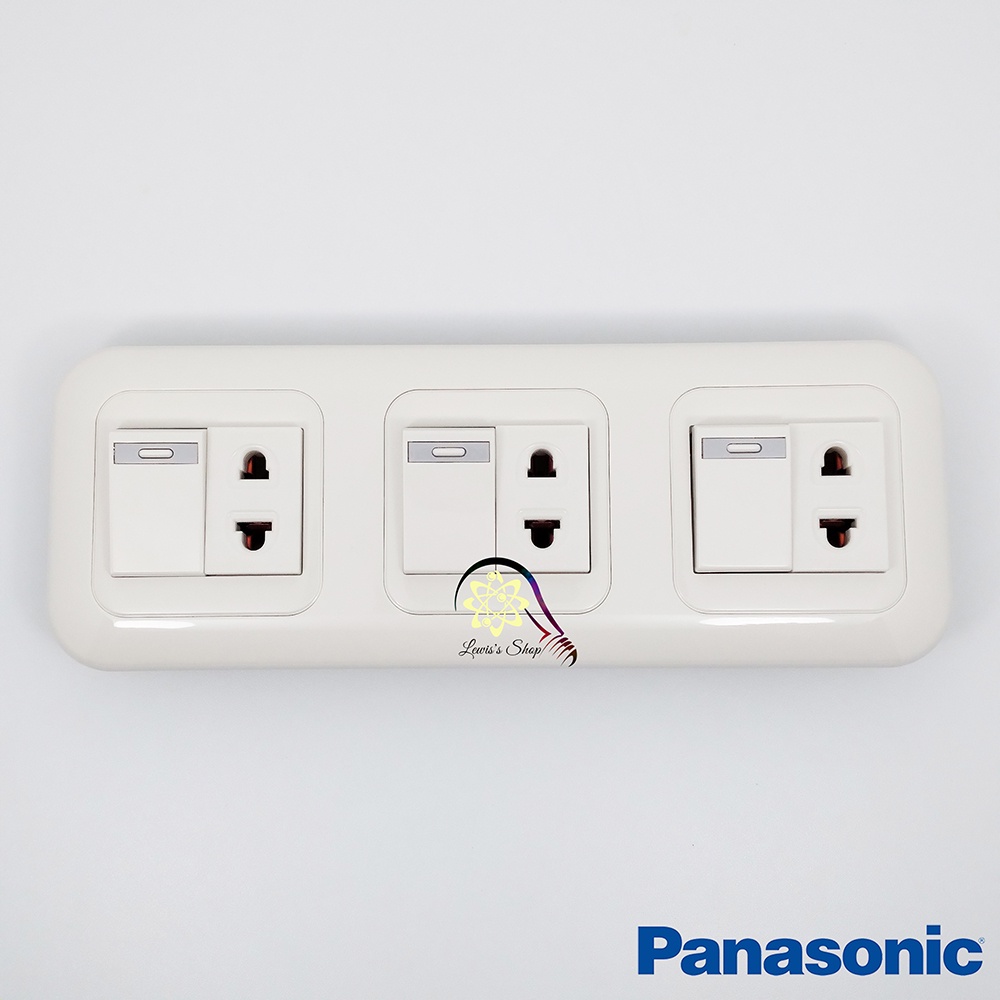 Jual Panasonic Saklar Triple WEJ5531 Stop Kontak Triple WEJ10919 Wide ...