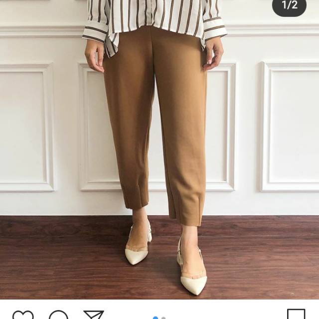 Jual Gummy pants Caramel by Fixpose | Shopee Indonesia