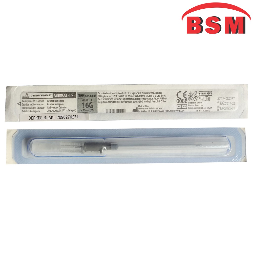 Jual Jarum Infus IV ABBOCATH ABBOTH NO 16G | Shopee Indonesia